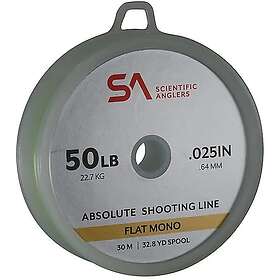 Scientific Anglers SA Absolute Shooting Lina 0,64 mm 50lb Flat mono ...