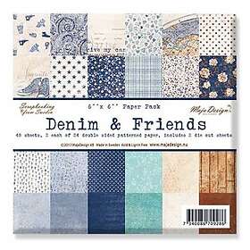 Maja Design Paper Pad 48 ark 6"x6" Denim & Friends - Hitta bästa pris ...
