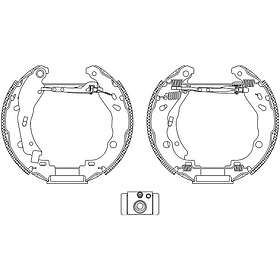 Textar Bromsbackar sats 84077200 - Sammenlign priser hos Prisjakt