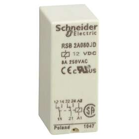 Schneider Electric Relay+socket.2co.12vdc, Från 85 kr