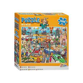 Grafix Jigsaw Puzzle Comic Traffic Bustle 1000pcs. Golv - Hitta bästa ...