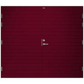 Diplomat Garagedörr Ingela 24x21 NCS S-5040-R, Röd 9630174242102_Röd ...