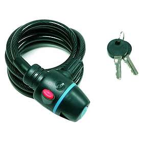 Bonin Spiral Cable Lock Svart 8 x 1500 mm - Hitta bästa pris på Prisjakt