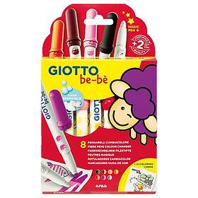 Giotto Tuschpennor Felt-Tip Magic 8-pack be-bè, Från 55 kr