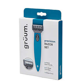 grüum Precision Razor Set Ocean Blue - Hitta bästa pris på Prisjakt