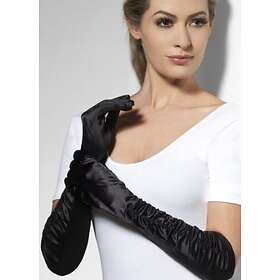 Långa handskar Svart Delux, Från 99 kr