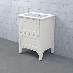 Björbo Badrum Tvättställsskåp Saga Enkel Kommod 60/49 Dälja Varmgrå ...