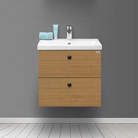 4AQUA Kommod Minimal med lådor (Ljusbrun ek/50), Från 6,990 kr