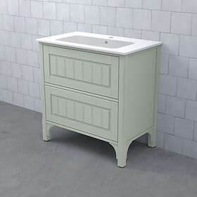 Björbo Badrum Djup Kommod Saga Ram Pärlspont (Lindblomsgrön/800 mm ...