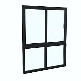 Landskap Skjutfönster med fast underdel Robust Året Runt 2-del ...