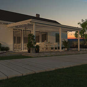 Landskap Altantak Värna Med Kanalplast B6080 x D4783 601326162, Från ...