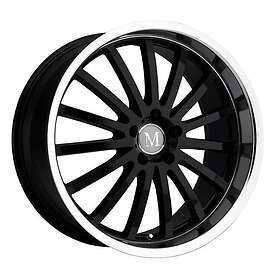 Mandrus Millenium Gloss Black W/ Mirror Cut Lip 8,5X20 5/112 ET35 CB66 ...