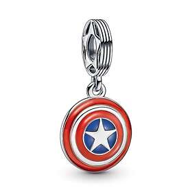 Best pris på Pandora Marvel Captain America Sterling Silver Pendant ...