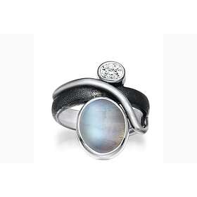 Rabinovich Midnight Moon Sterling Silver Ring Med Månsten Och Zirconia ...