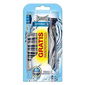 Wilkinson Sword Hydro 3 värdepaket rakblad med rakapparat för män ...