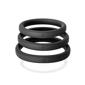 Perfect Fit Brand Xact-Fit 3-ring-kit, L-XL penisring-set, silikon ...