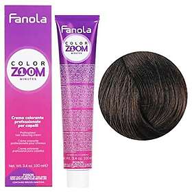 Fanola CREMA COLORE CAPELLI 100ML COLORZOOM 10 MINUTI 5,7 CASTANO ...