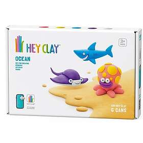 Hey Clay Ocean: Shark, Octopus, Stingray, Från 136 kr