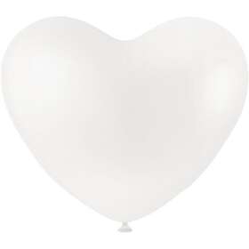 Ballonger, hjärtan, vit, 8 st./ 1 förp. - Black Friday 2025 – Tilbud ...