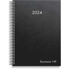 Burde: Kalender 2024 Business VIP svart konstläder - Hitta bästa pris ...