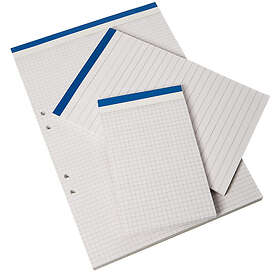 Niceday Perforerat block A6 80 blad rutat, Från 96 kr