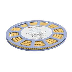 Partex PA1402/0 Märkning gul, smal rulle Text: 0, Från 110 kr