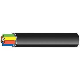 Core Trailerkabel 7 med PVC-isolering 6 x 1 mm2 1 x 2 mm2, - Black ...
