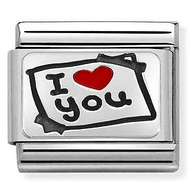 Nomination 330208/50 Composable CL OXIDIZED PLATES In Steel Jewellery ...