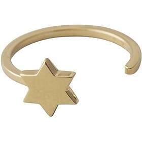 Design Letters Star Ring Gold - Sammenlign priser hos Prisjakt