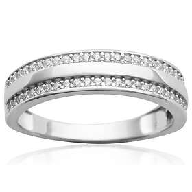 Lykka Casuals dubbelrad silverring 5 mm 56, Från 605 kr