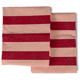 By On Leya Kökshandduk 2-pack Randig Pink/Röd, Från 229 kr