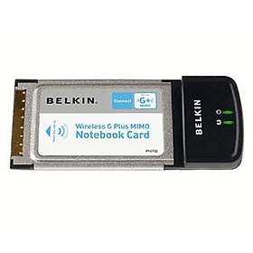 Best pris på Belkin Wireless G Plus MIMO Notebook Card F5D9010YY ...