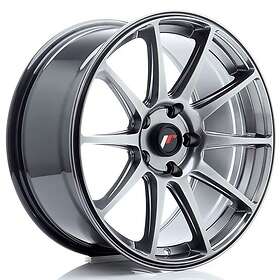 Japan Racing JR Wheels JR11 18x8,5 ET35 5x100 Hyper Black, Från 2744 kr