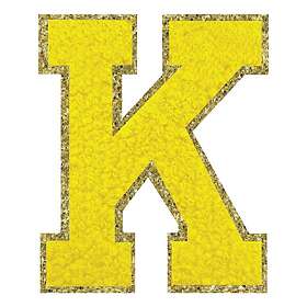 Tygmärke Bokstav Gul Bokstav K, Från 29 kr