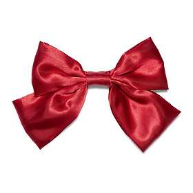 KICKS Hair Clip with Bow Red Satin - Sammenlign priser hos Prisjakt