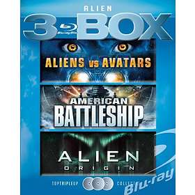 Alien Box - 3 bluray - Aliens Vs Avatar, American Battleship, Alien Origin - Hitta bästa pris på ...