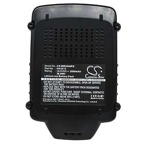 Batteriexperten Kompatibelt med Worx WG151 trimmer/edger, 18,0V, 2000 ...