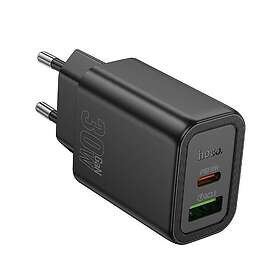 Hoco N63 USB-A/USB-C 30W QC3.0 - Hitta bästa pris på Prisjakt