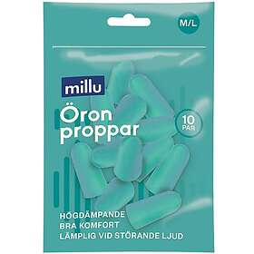 Millu Öronproppar Skum 10 par, Från 22 kr