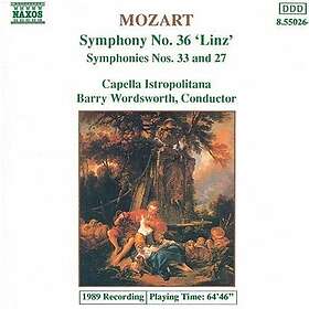 Barry Wordsworth Symphonies 27, 33 & 36 CD - Sammenlign priser hos Prisjakt