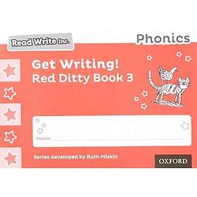 Read Write Inc. Phonics: Get Writing! Red Ditty Book 3 Pack of 10 ...