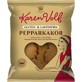 Karen Volf Pepparkakor Gluten- & Laktosfria 165g - Hitta bästa pris på ...