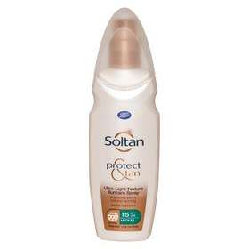 Boots Soltan Protect & Tan Ultra-Light Spray SPF15 200ml - Hitta bästa ...