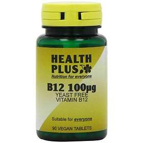 Best pris på Health Plus B12 100mcg Vitamin B Supplement 90 Tablets ...