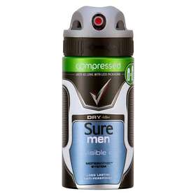 Sure Men Invisible Ice Deo Spray 75ml Best Price | Compare deals at ...