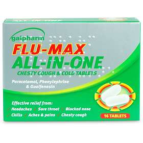 Flu-Max All-in-One Chesty Cough & Cold 16 Tablets Best Price | Compare ...