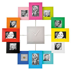 Present Time Photo Frame Clock Family 31cm - Hitta bästa pris på Prisjakt