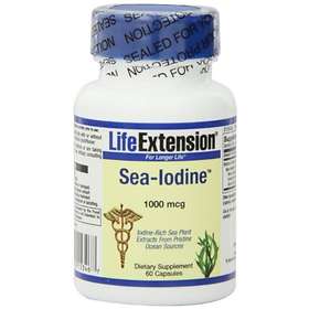Life Extension Sea Iodine 1000mcg 60 Kapslar - Hitta bästa pris på Prisjakt
