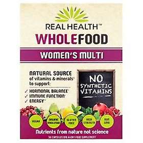 Best pris på Real Health Wholefood Women's Multi 30 Kapsler Vitaminer ...