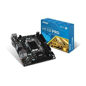 MSI H110I Pro - Hitta bästa pris på Prisjakt